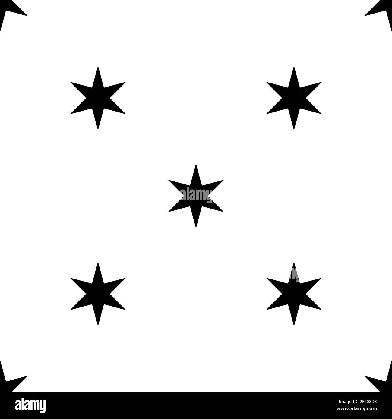 Repeatable, seamless star, star shape pattern, background — Stock ...