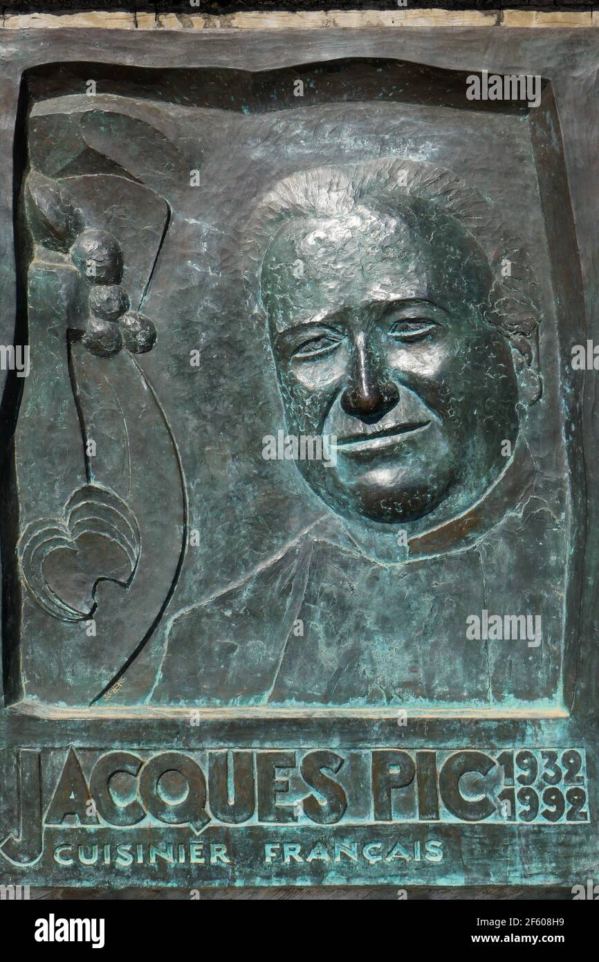 Jacques Pic, french chef, Theodore Jouvet Park, Valence, Drome, France ...