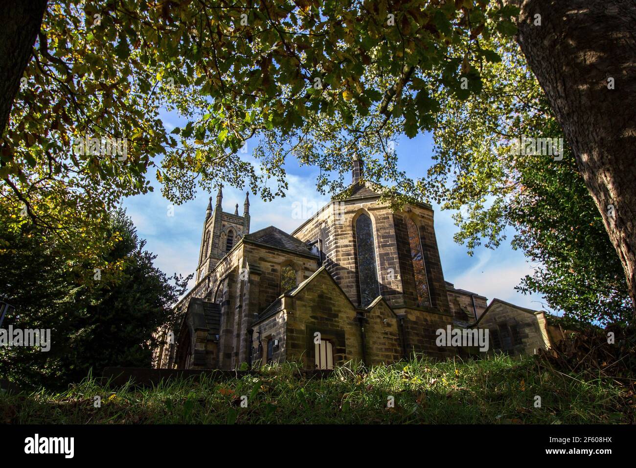 St Mary's Church, Honley, Holmfirth Stock Photo - Alamy