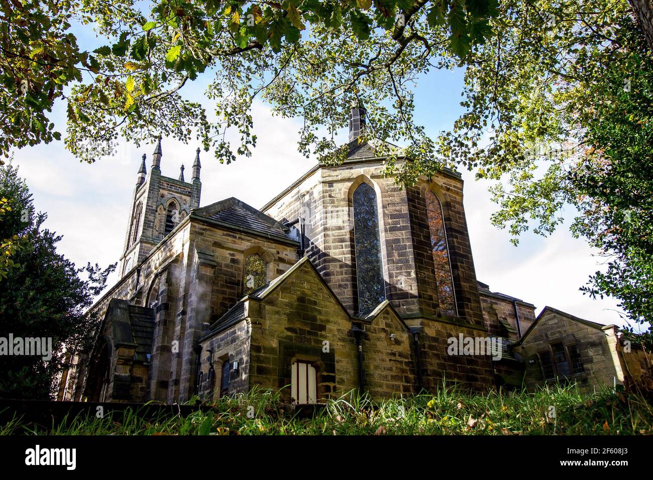 St Mary's Church, Honley, Holmfirth Stock Photo - Alamy