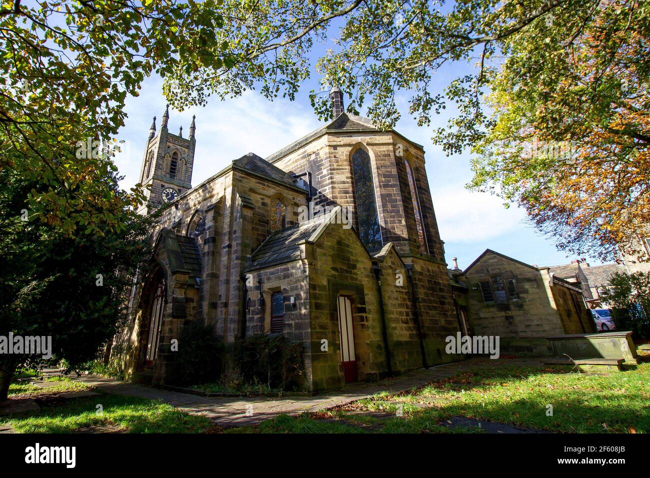 St Mary's Church, Honley, Holmfirth Stock Photo - Alamy