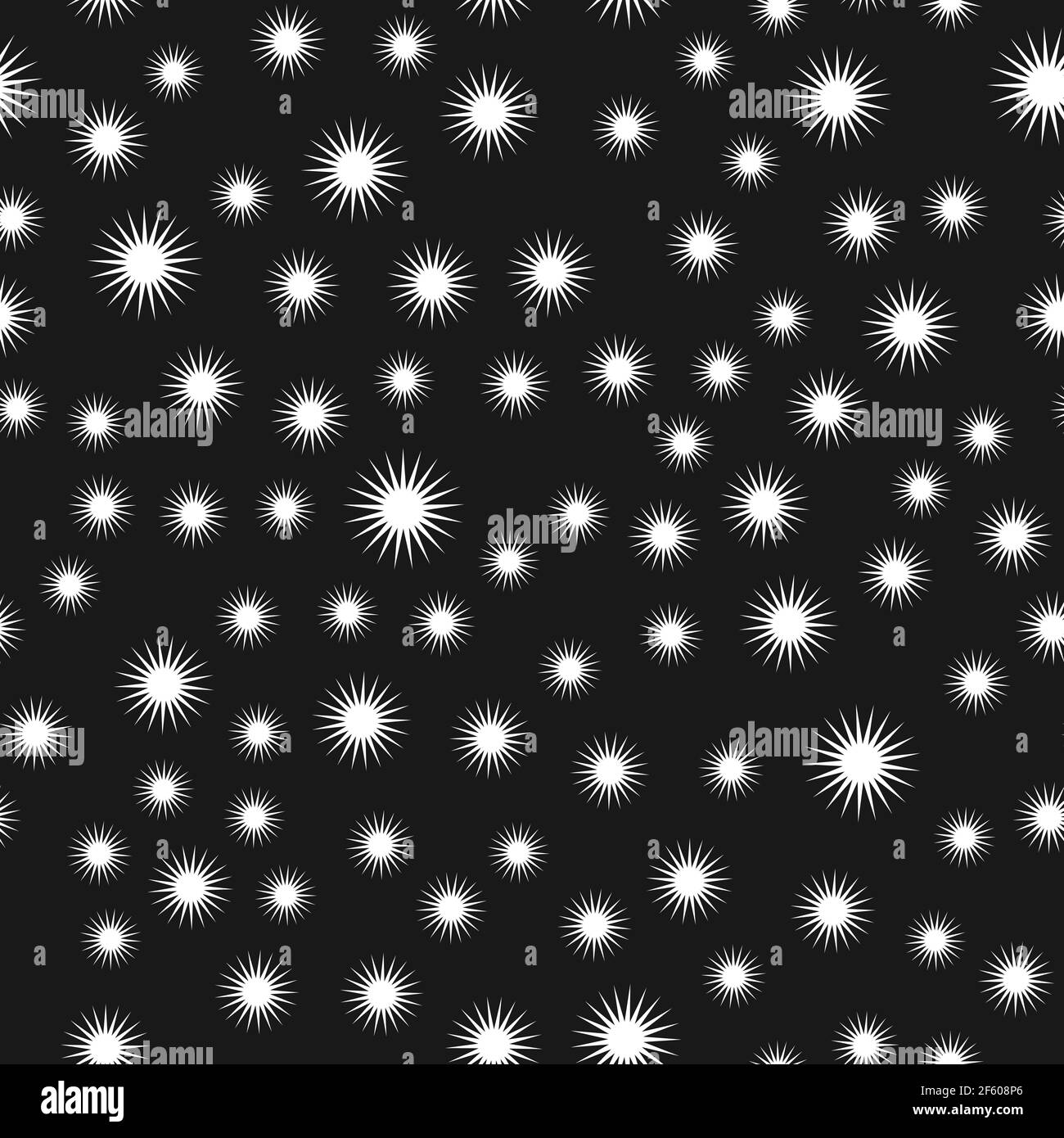 Random star shape pattern, background. Seamlessly repeatable. — Stock ...