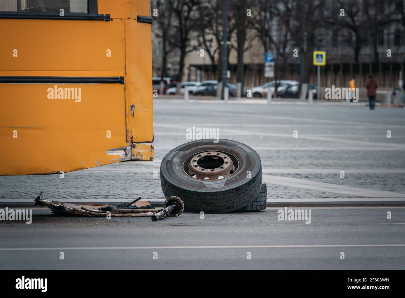 Bus wheel tire hi-res stock photography and images - Alamy