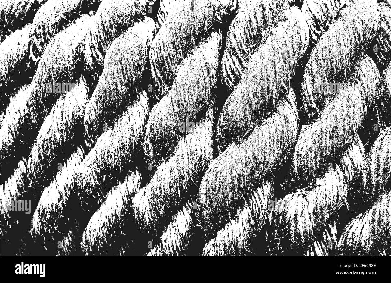 Distressed overlay texture of twisted rope. grunge background. abstract ...