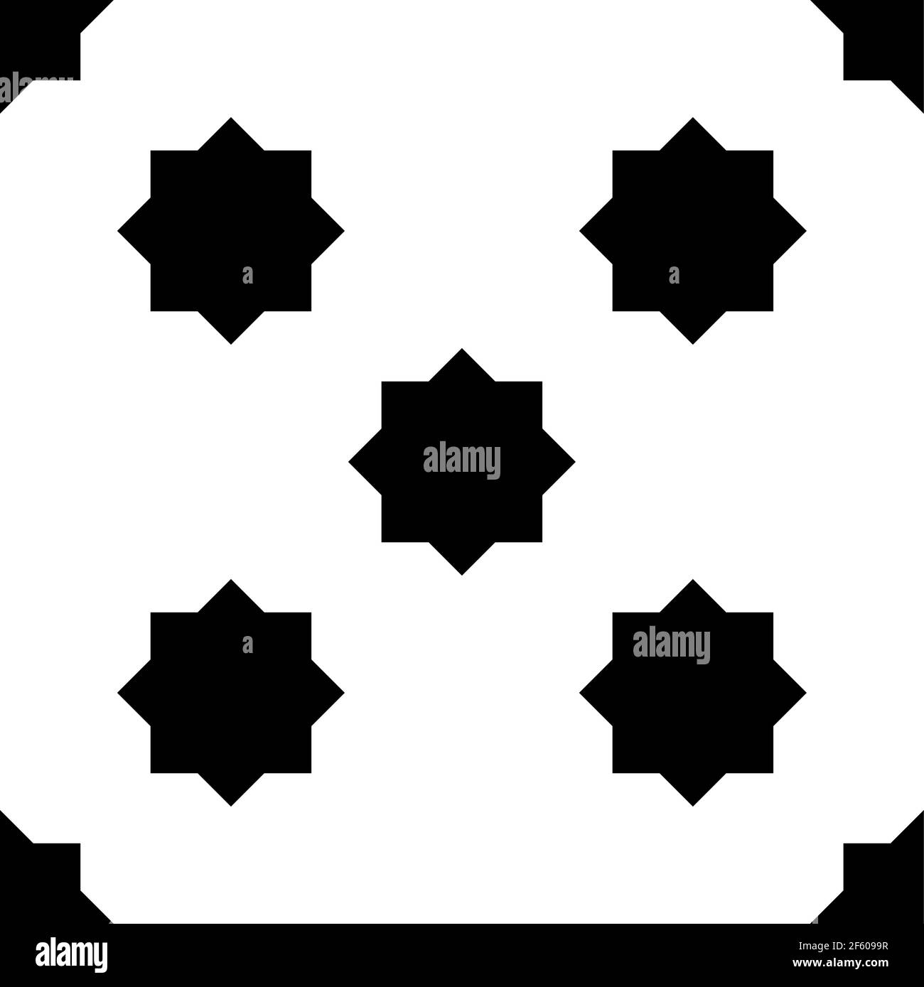 Repeatable, seamless star, star shape pattern, background — Stock ...