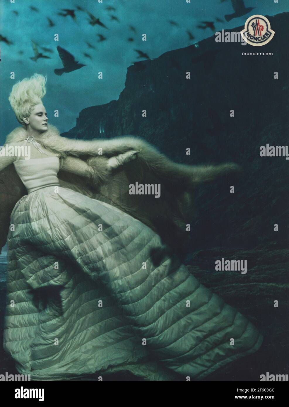 poster advertising Moncler in paper magazine from 2015, advertisement ...