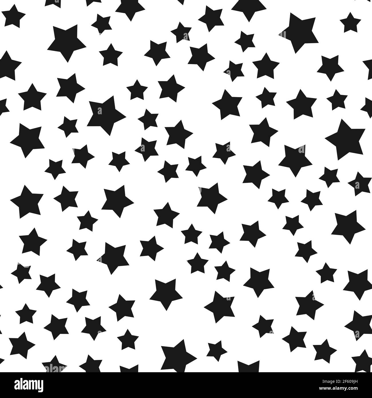 Random star shape pattern, background. Seamlessly repeatable. — Stock ...