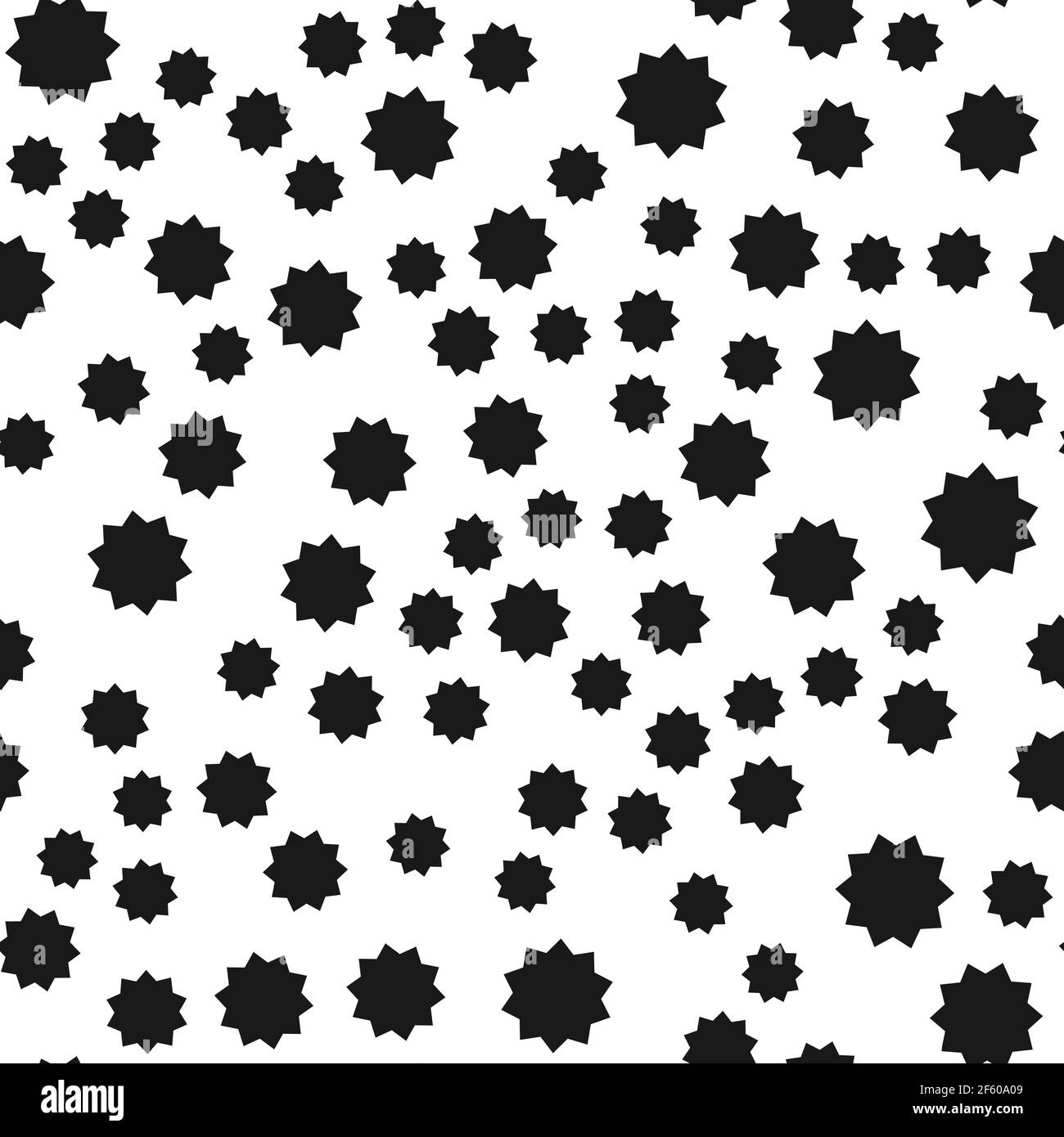 Random star shape pattern, background. Seamlessly repeatable. — Stock ...