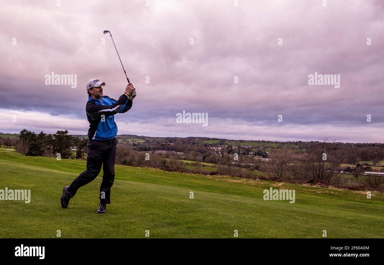 Harrogate, North Yorkshire, UK. 29th Mar, 2021. David Hindle was the ...