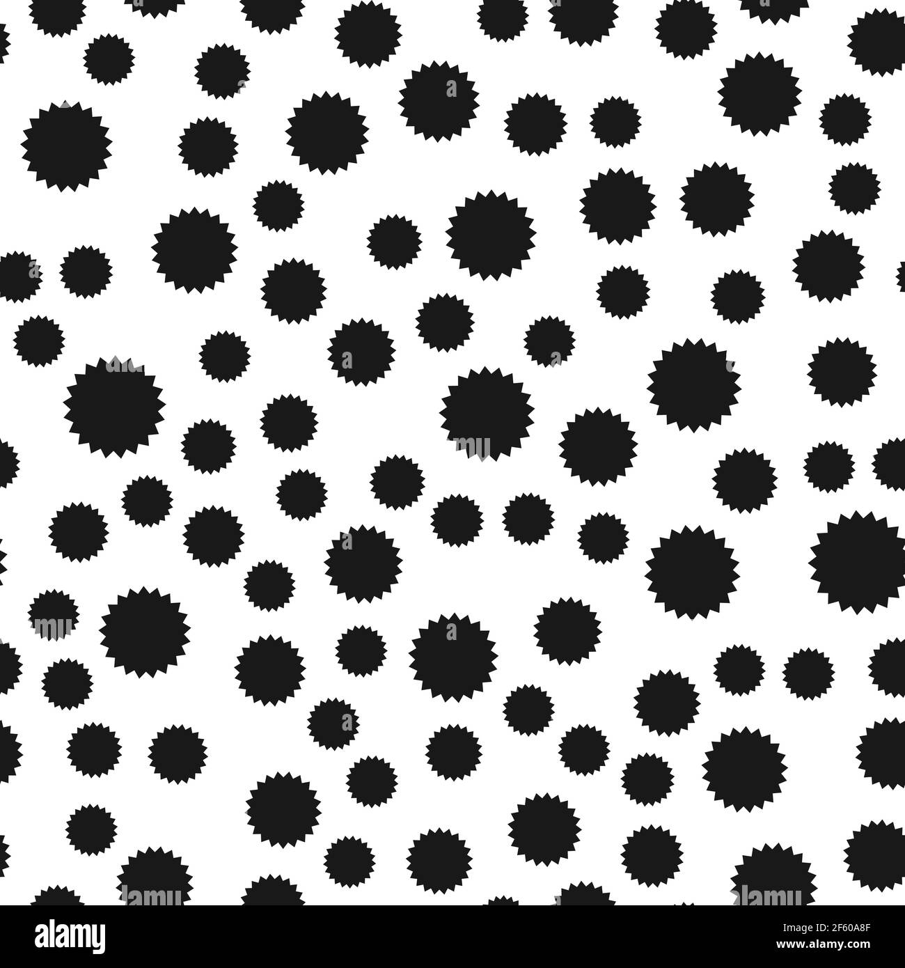 Random star shape pattern, background. Seamlessly repeatable. — Stock ...