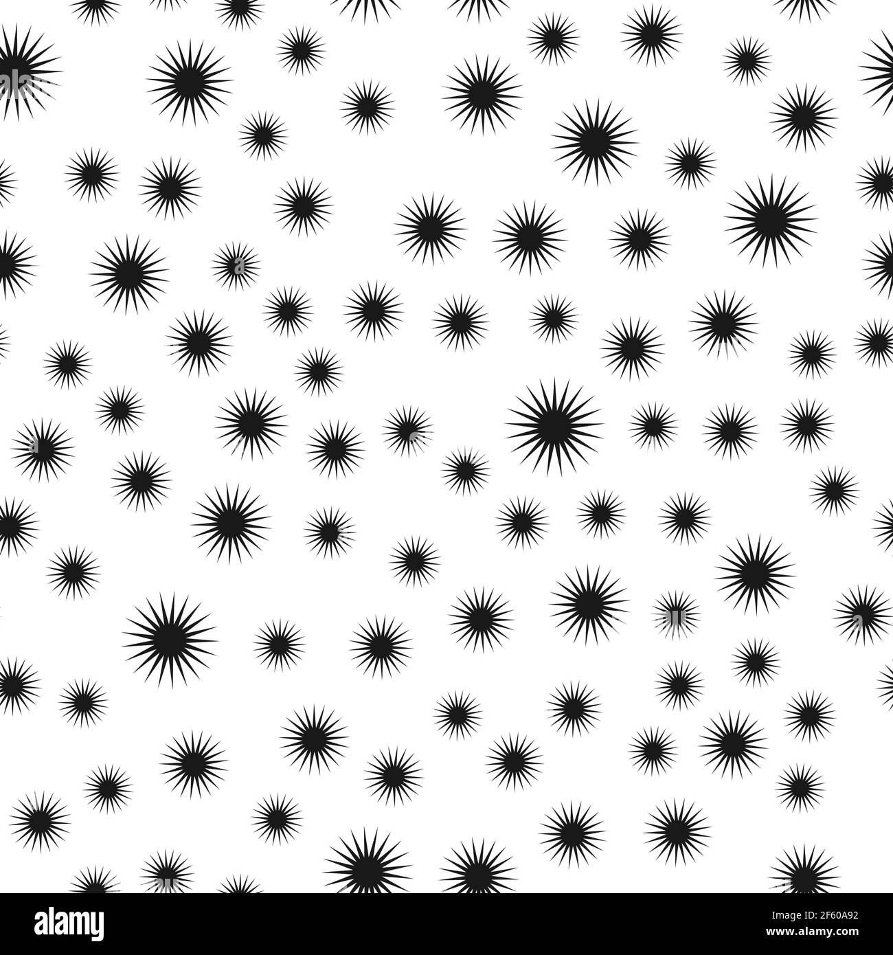 Random star shape pattern, background. Seamlessly repeatable. — Stock ...