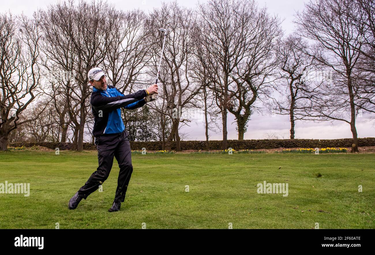 Harrogate, North Yorkshire, UK. 29th Mar, 2021. David Hindle was the ...