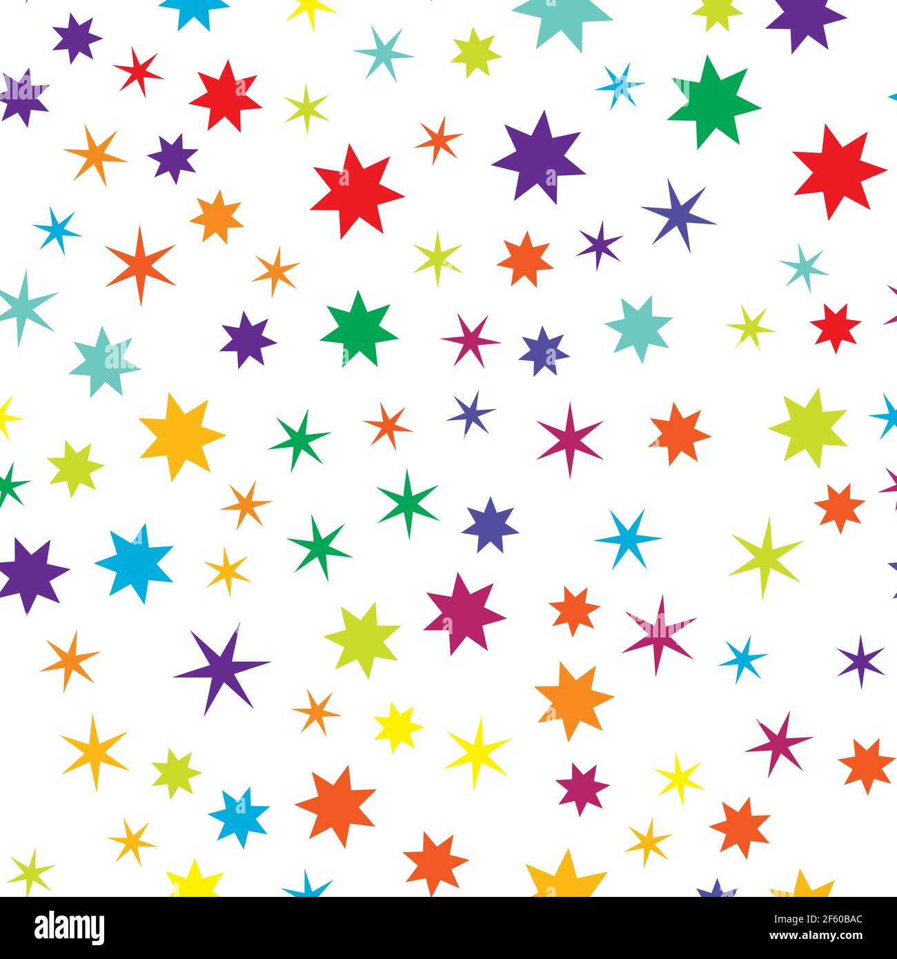 Random star shape pattern, background. Seamlessly repeatable. — Stock ...