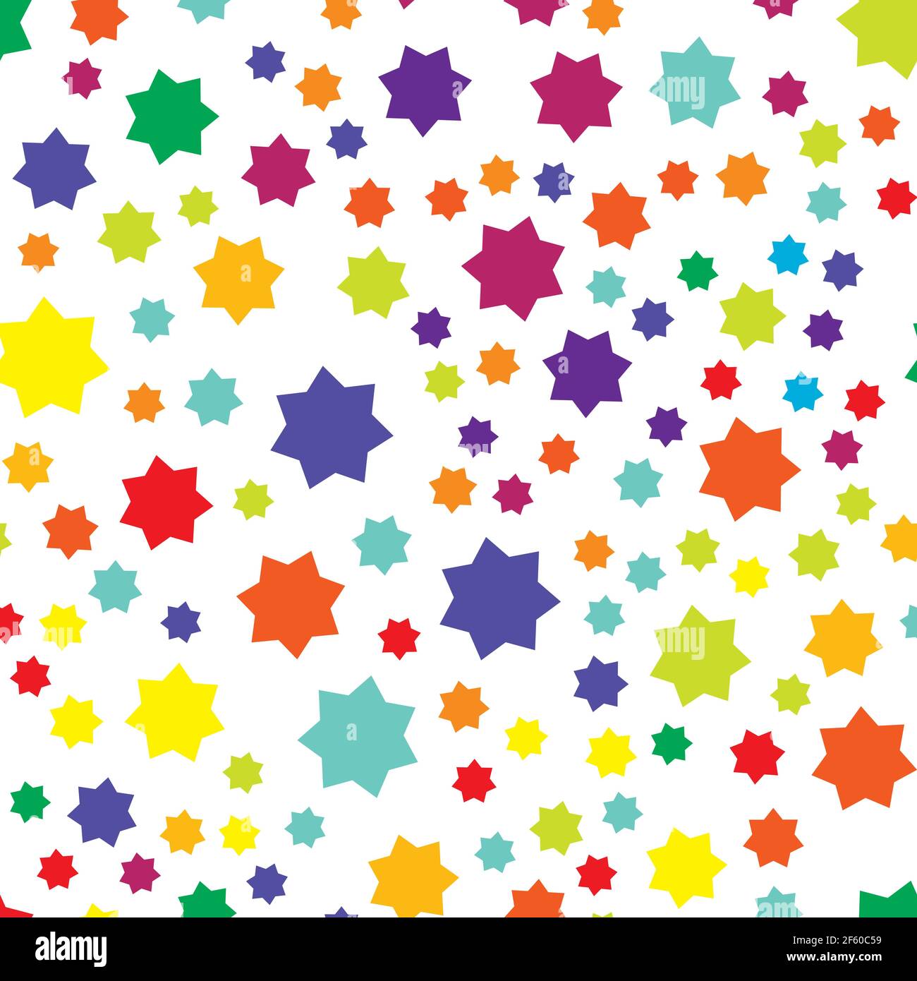 Random star shape pattern, background. Seamlessly repeatable. — Stock ...