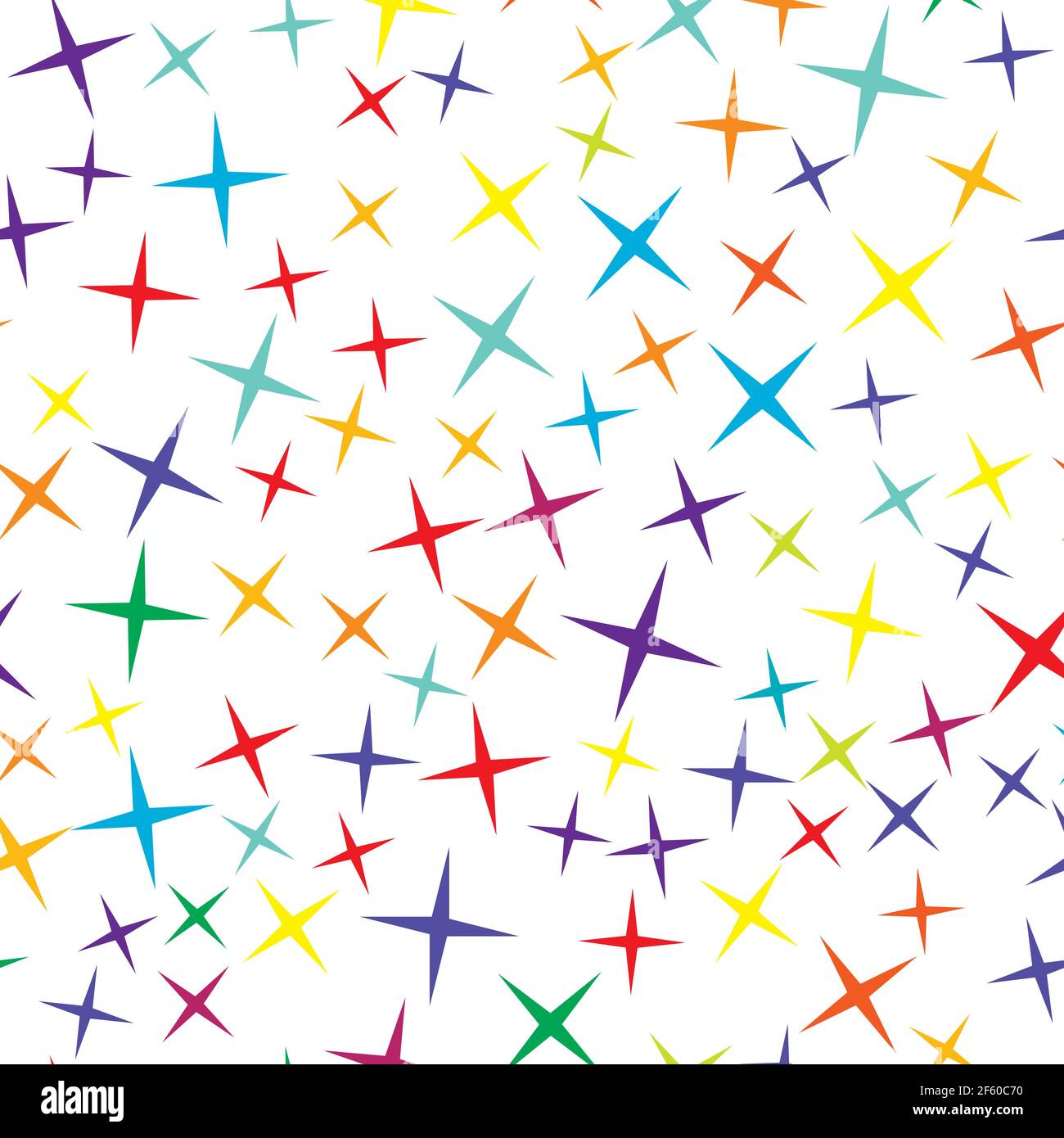 Random star shape pattern, background. Seamlessly repeatable. — Stock ...