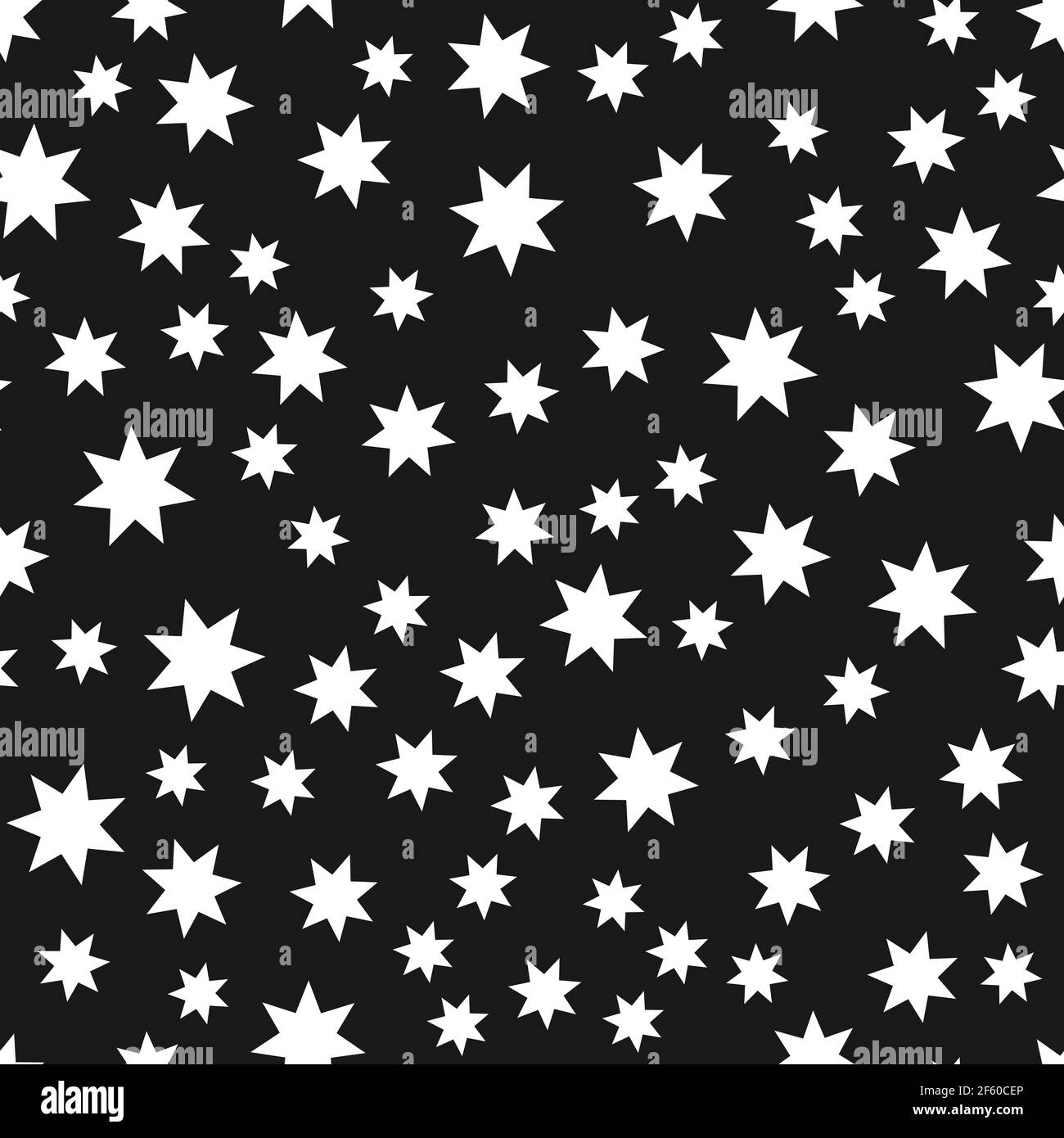 Random star shape pattern, background. Seamlessly repeatable. — Stock ...