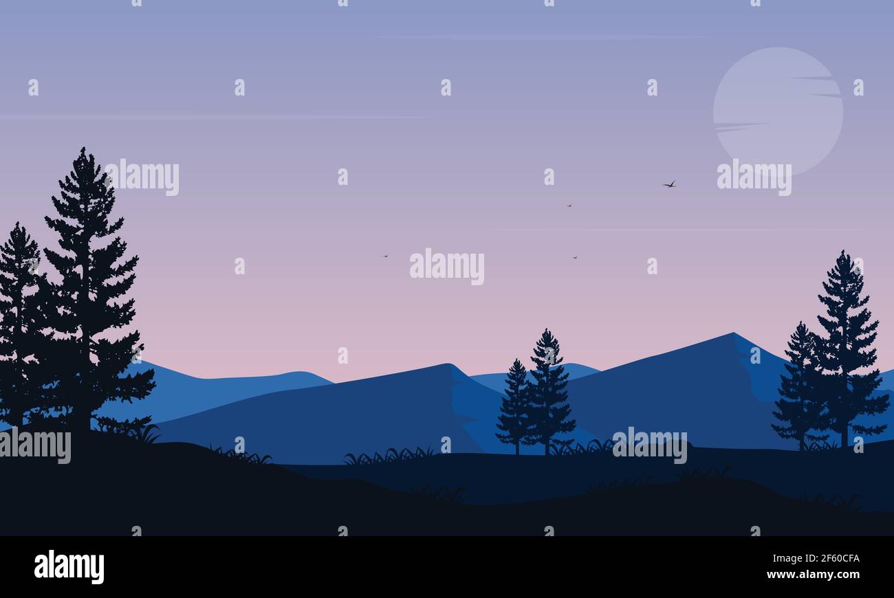 Sight from the park Stock Vector Images - Alamy