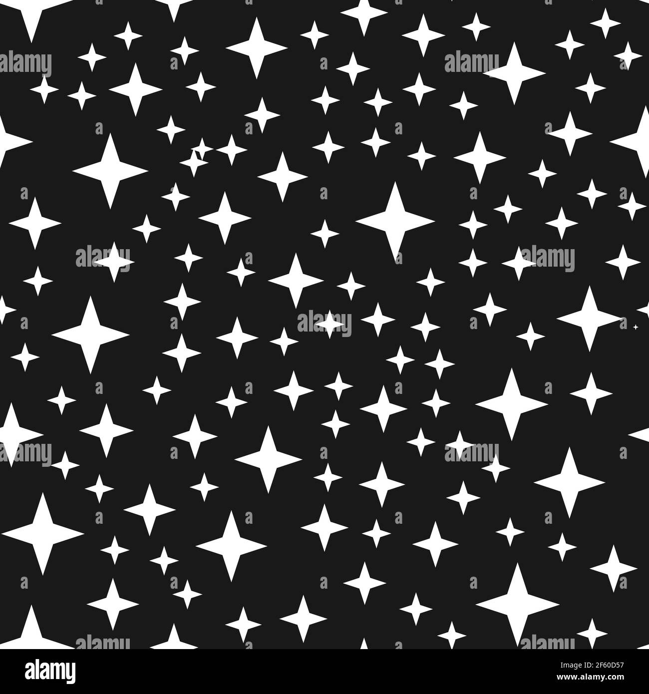 Random star shape pattern, background. Seamlessly repeatable. — Stock ...