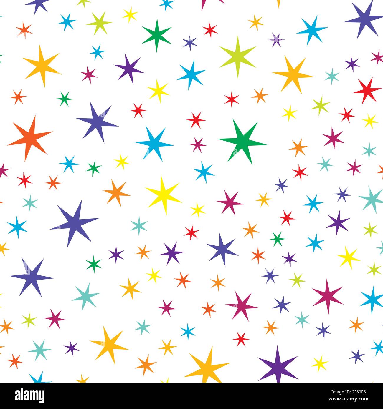 Random star shape pattern, background. Seamlessly repeatable. — Stock ...