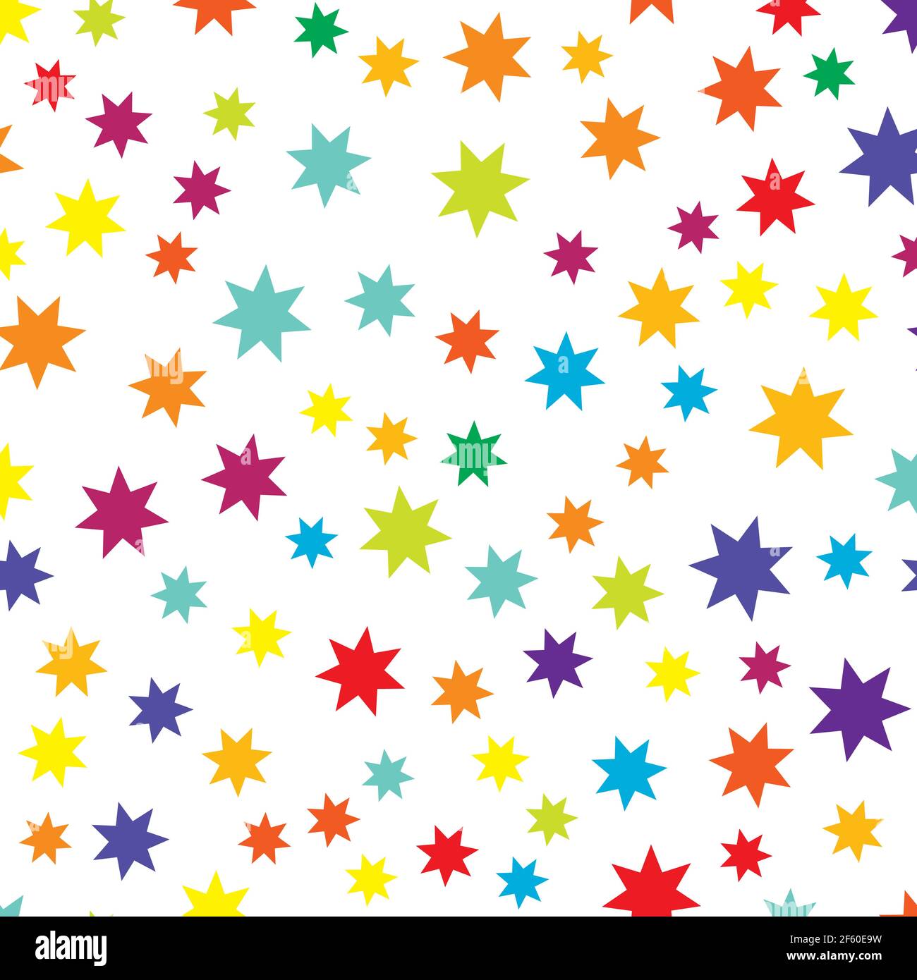 Random star shape pattern, background. Seamlessly repeatable. — Stock ...