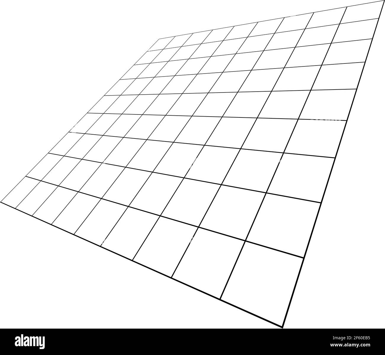 3d angled squared, checkered planes in perspective — Stock vector ...