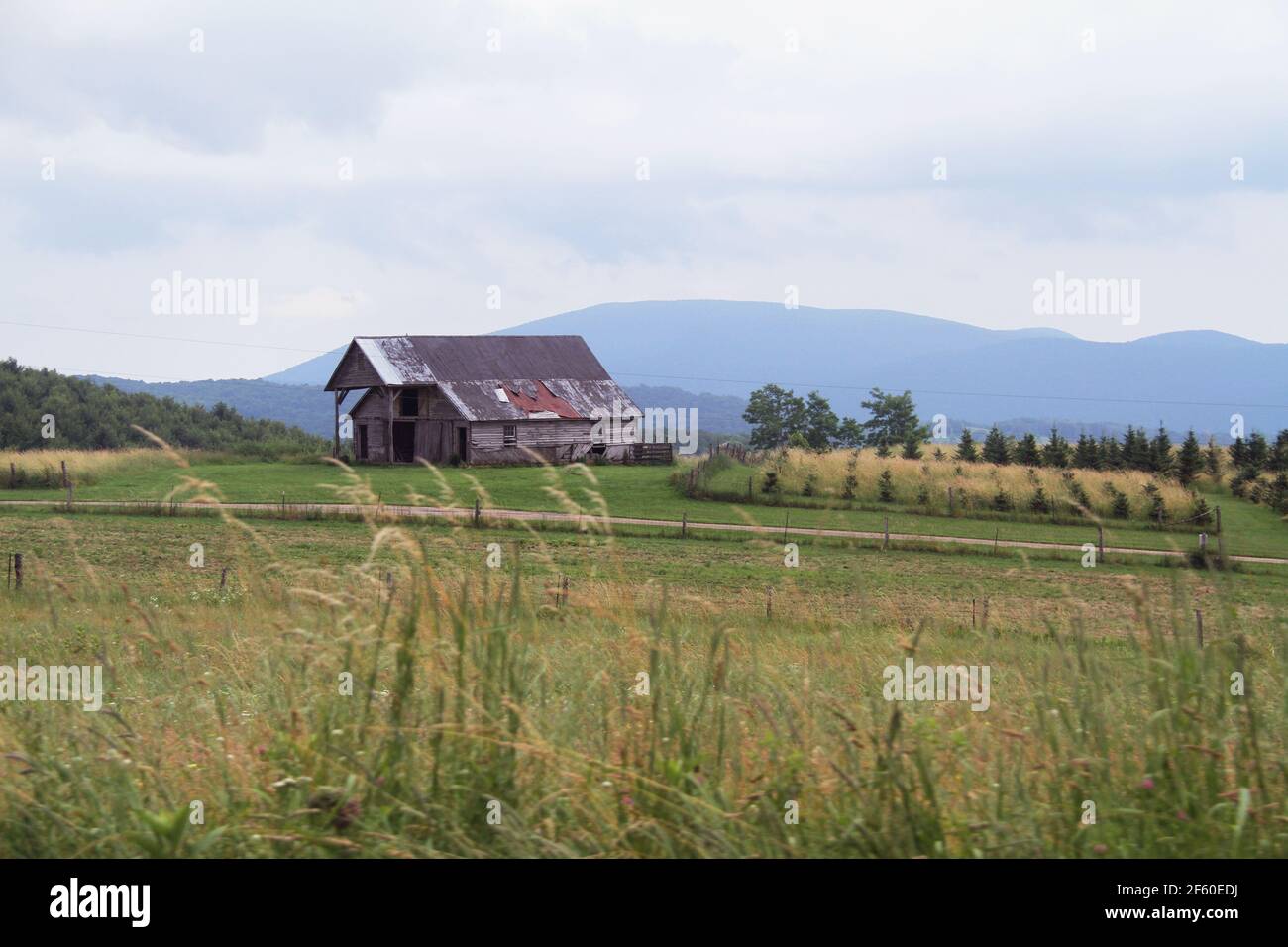 Rural landscape with barn in Virginia, USA Stock Photo - Alamy