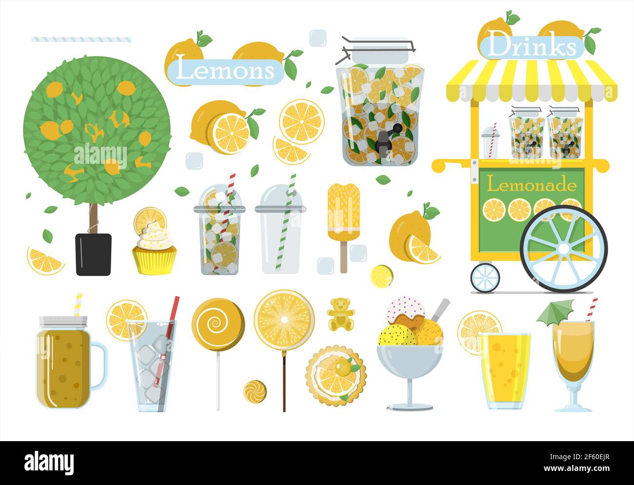 How big is a lemon Stock Vector Images - Alamy
