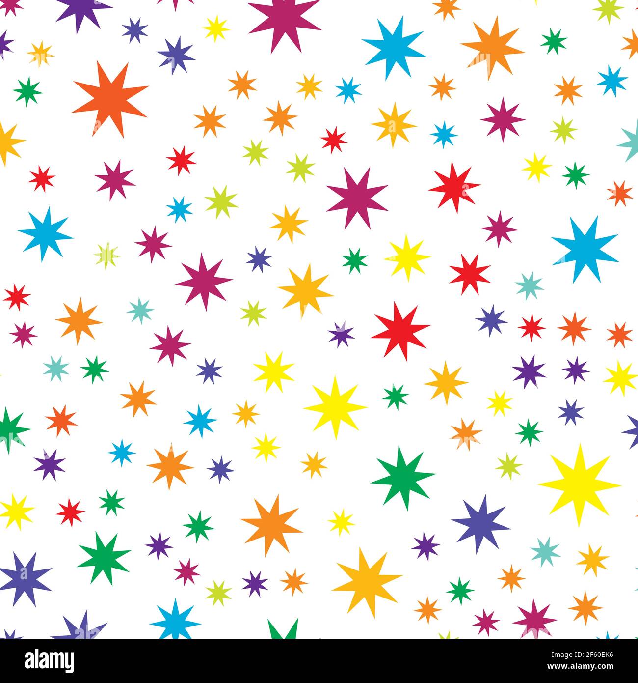 Random star shape pattern, background. Seamlessly repeatable. — Stock ...