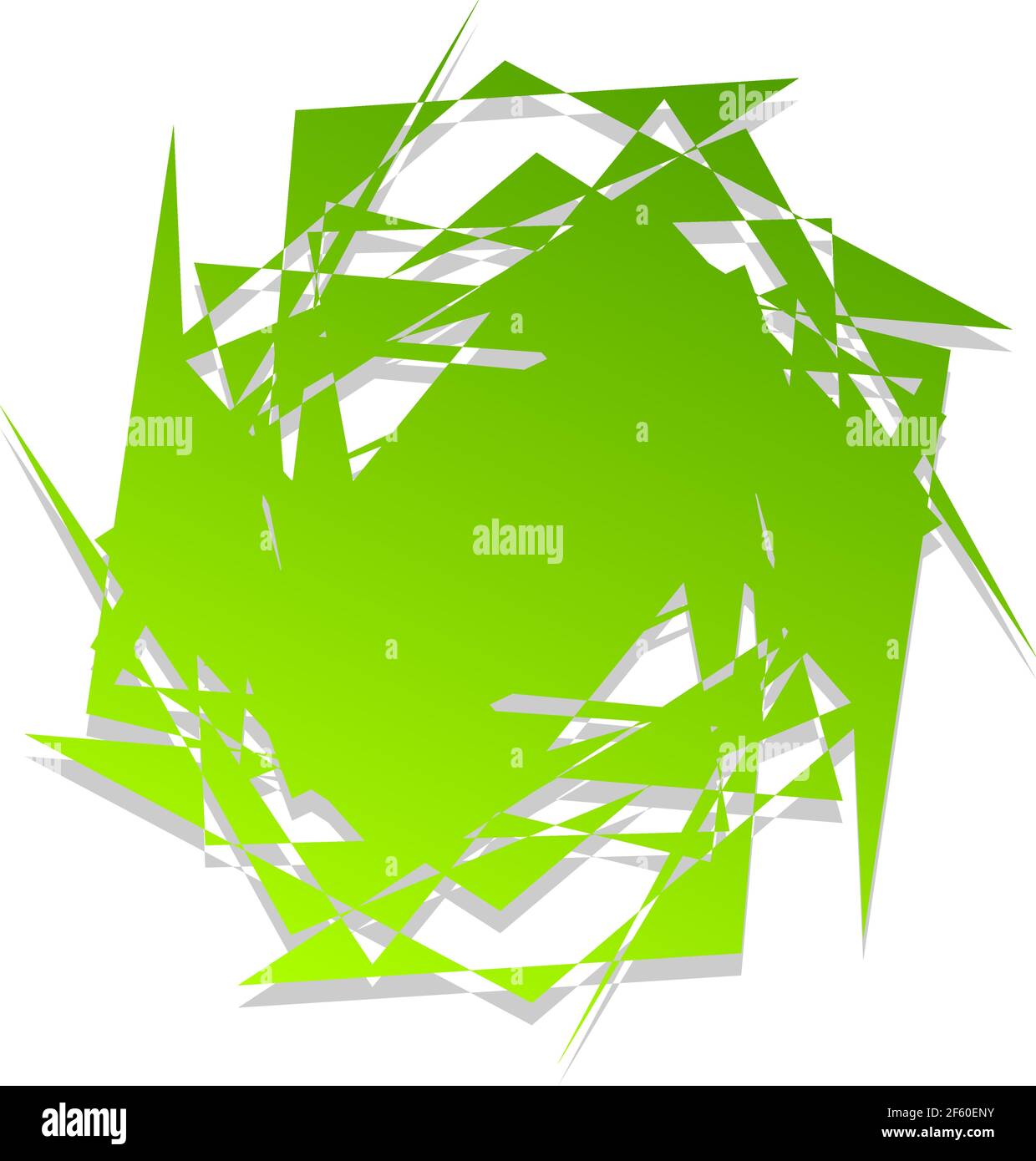 Edgy random abstract geometric shape, element — Stock vector ...