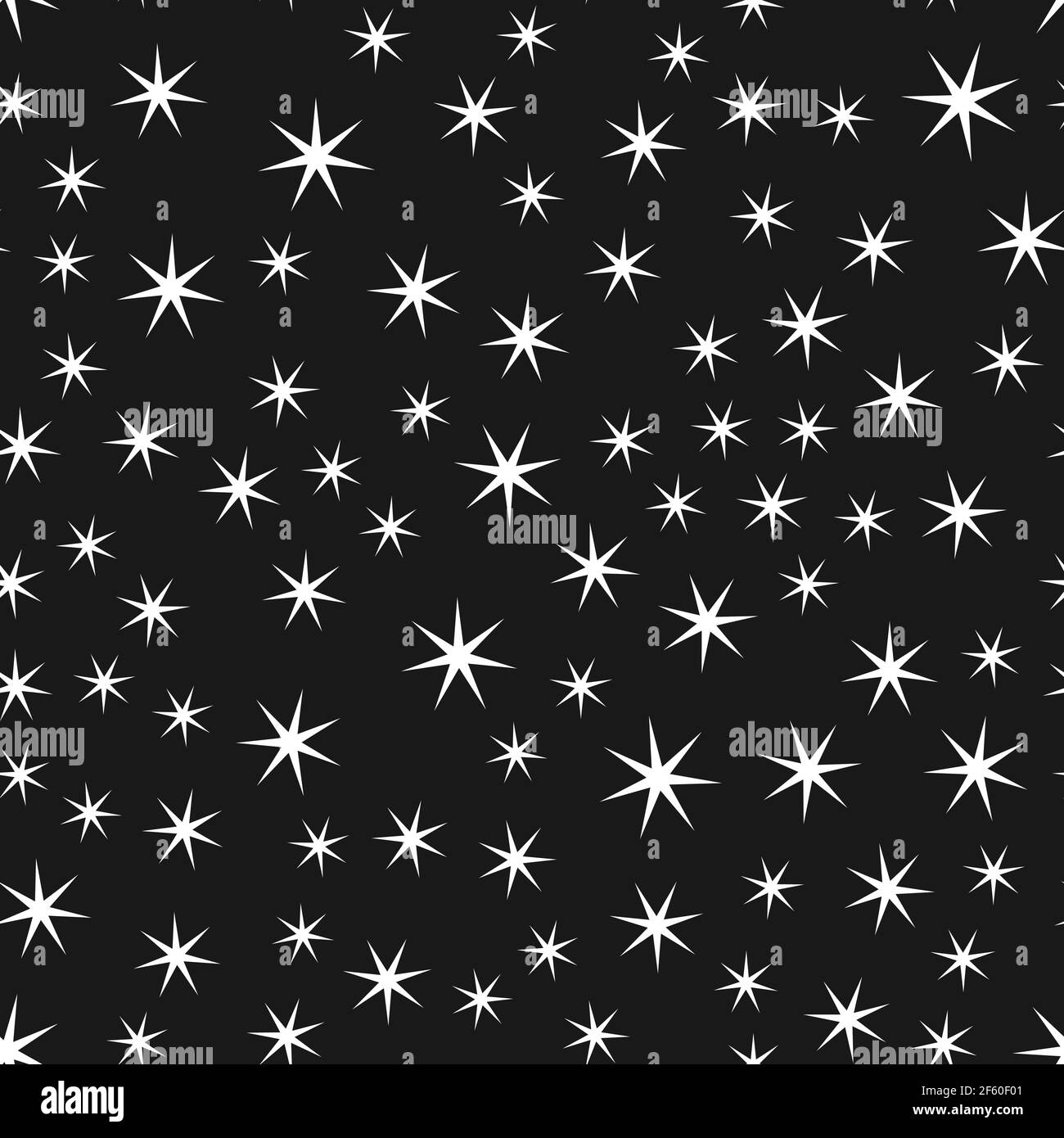 Random star shape pattern, background. Seamlessly repeatable. — Stock ...