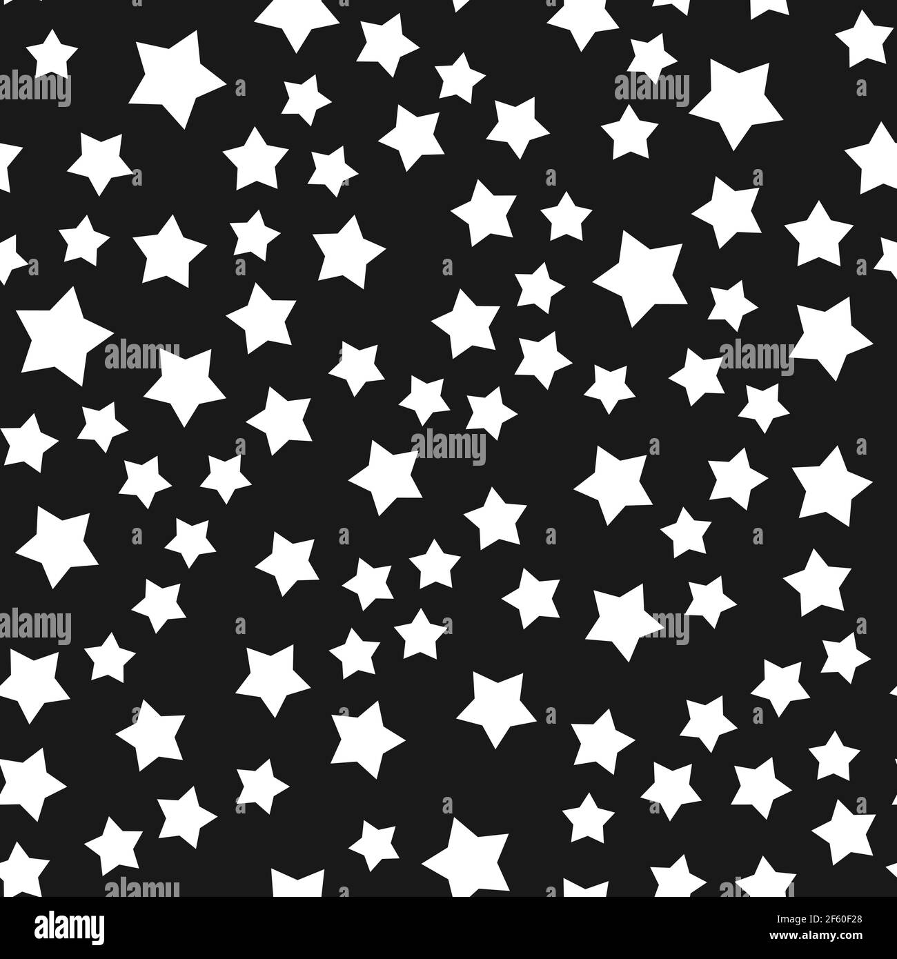 Random star shape pattern, background. Seamlessly repeatable. — Stock ...