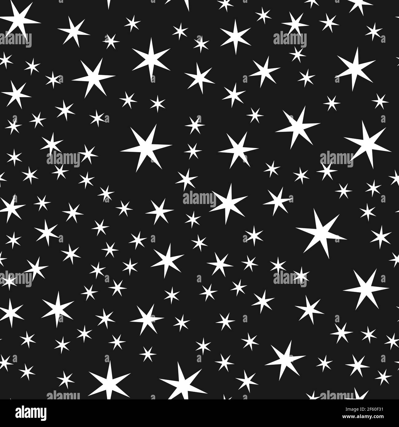 Random star shape pattern, background. Seamlessly repeatable. — Stock ...