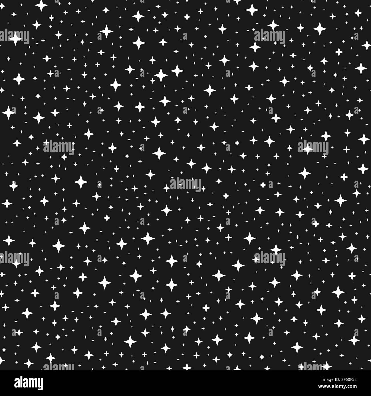 Random star shape pattern, background. Seamlessly repeatable. — Stock ...
