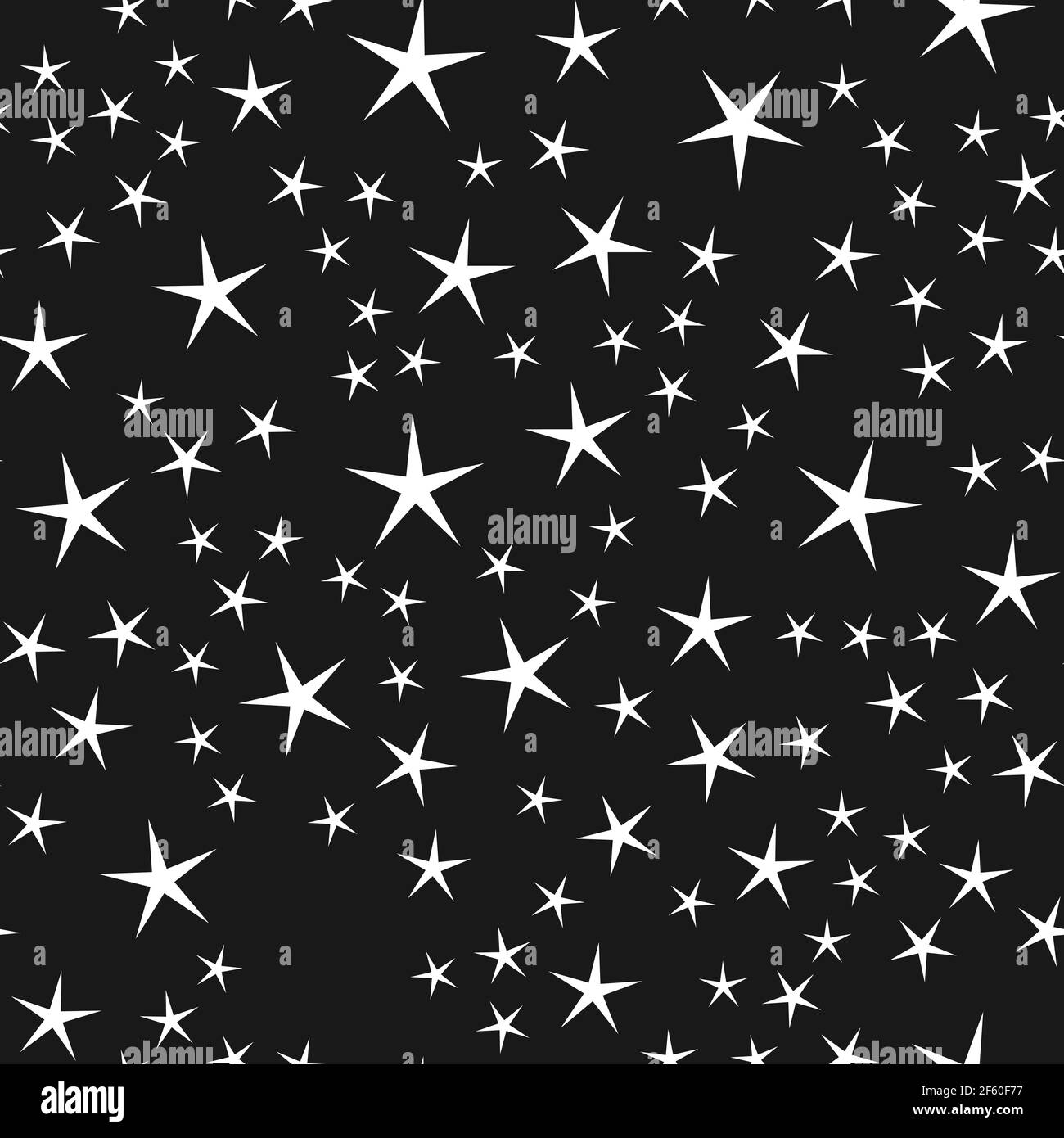 Random star shape pattern, background. Seamlessly repeatable. — Stock ...