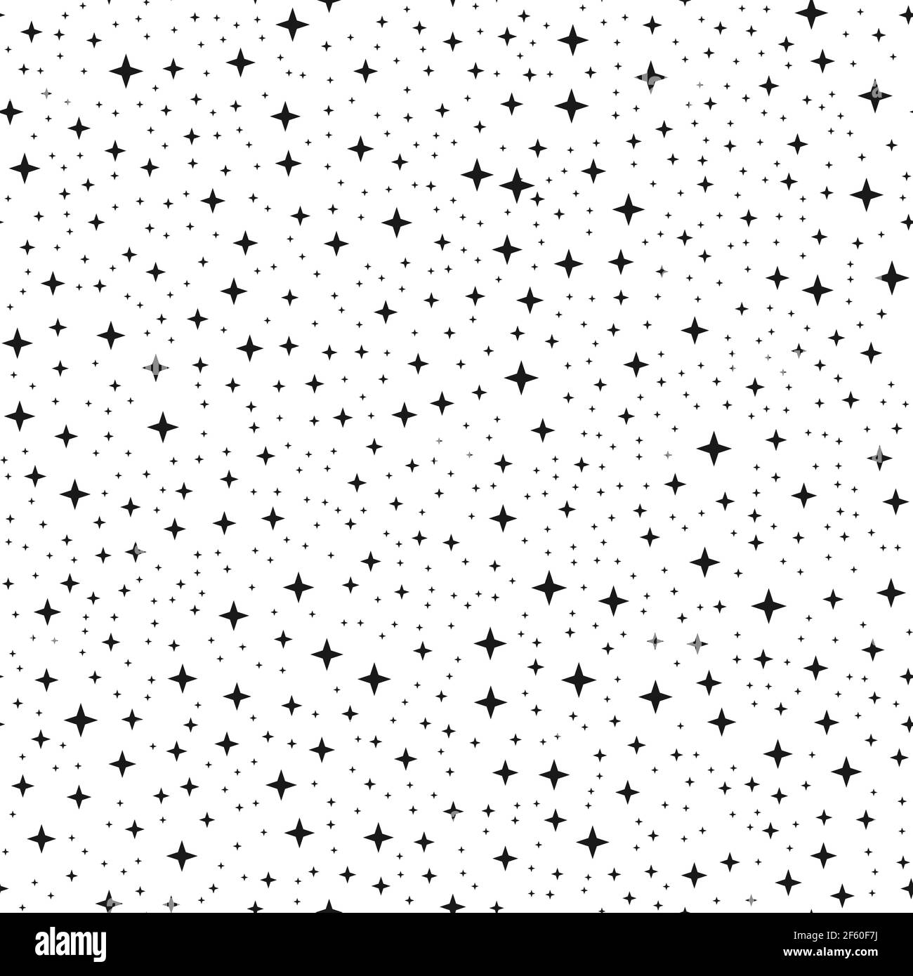 Random star shape pattern, background. Seamlessly repeatable. — Stock ...