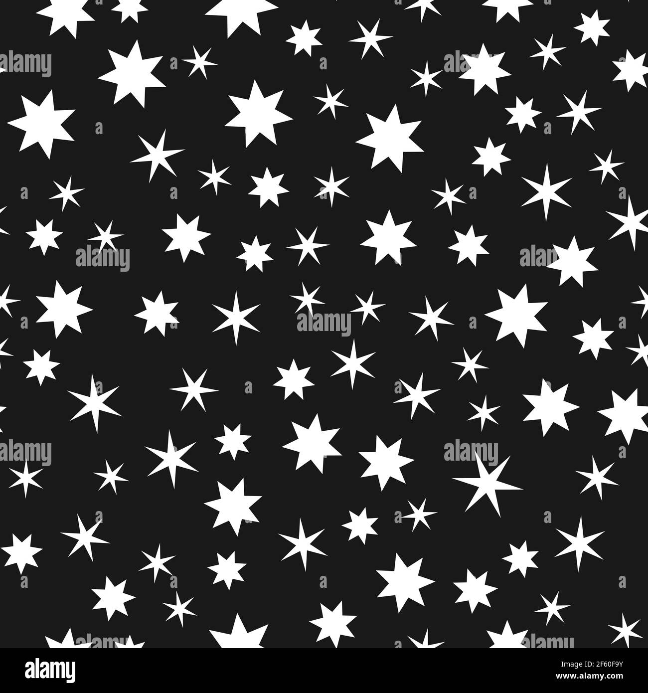 Random star shape pattern, background. Seamlessly repeatable. — Stock ...