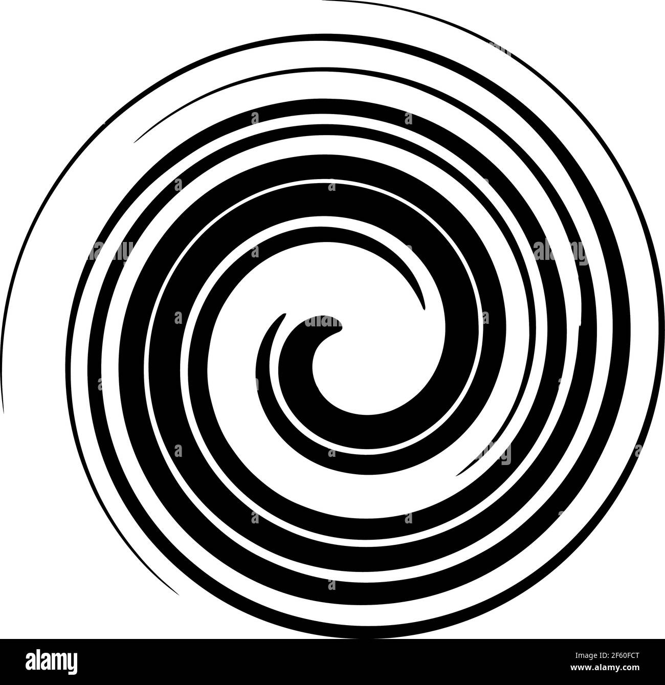 Spiral, volute, helix abstract vector illustration design element ...