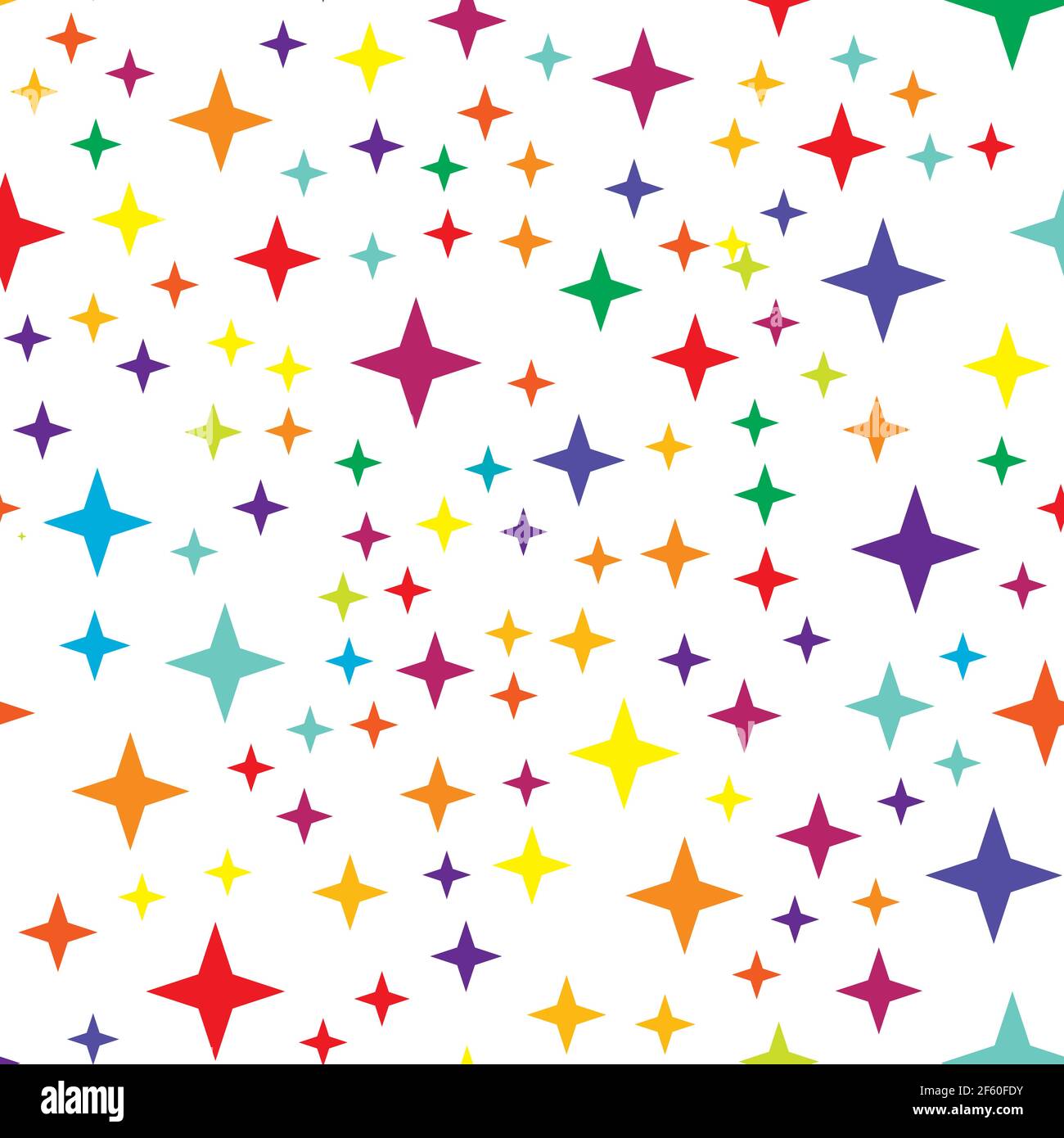 Random star shape pattern, background. Seamlessly repeatable. — Stock ...