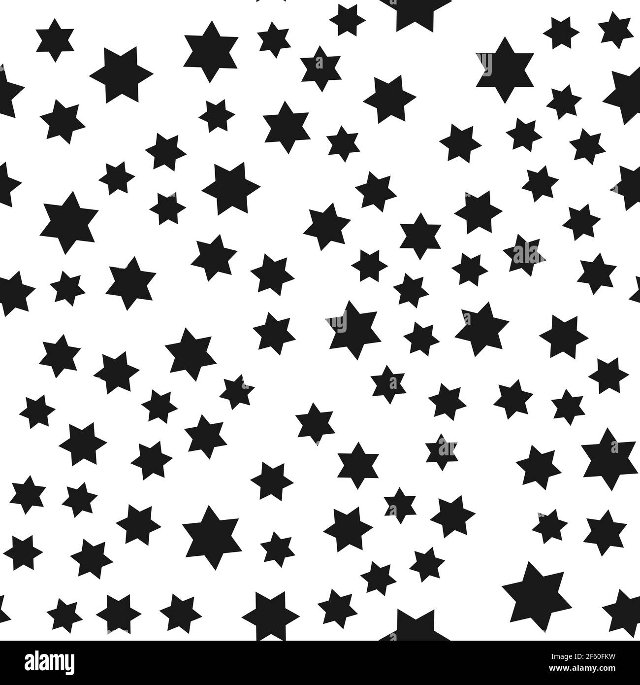 Random star shape pattern, background. Seamlessly repeatable. — Stock ...