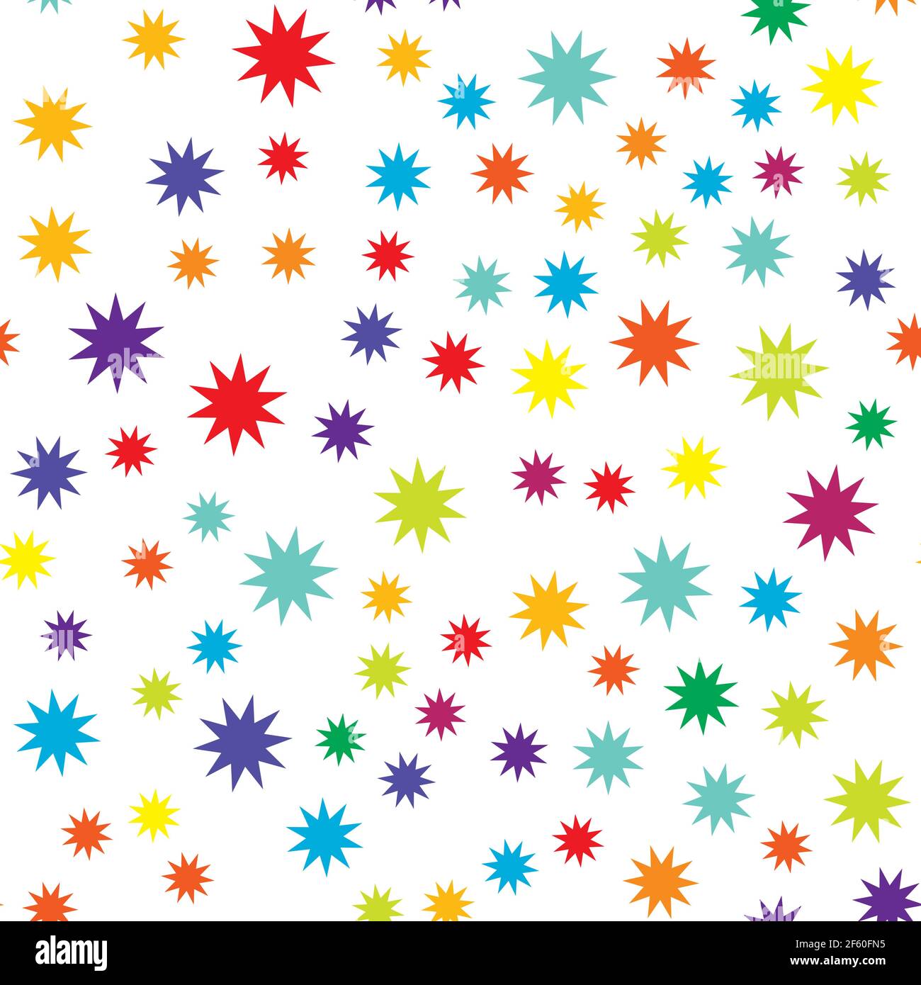 Random star shape pattern, background. Seamlessly repeatable. — Stock ...