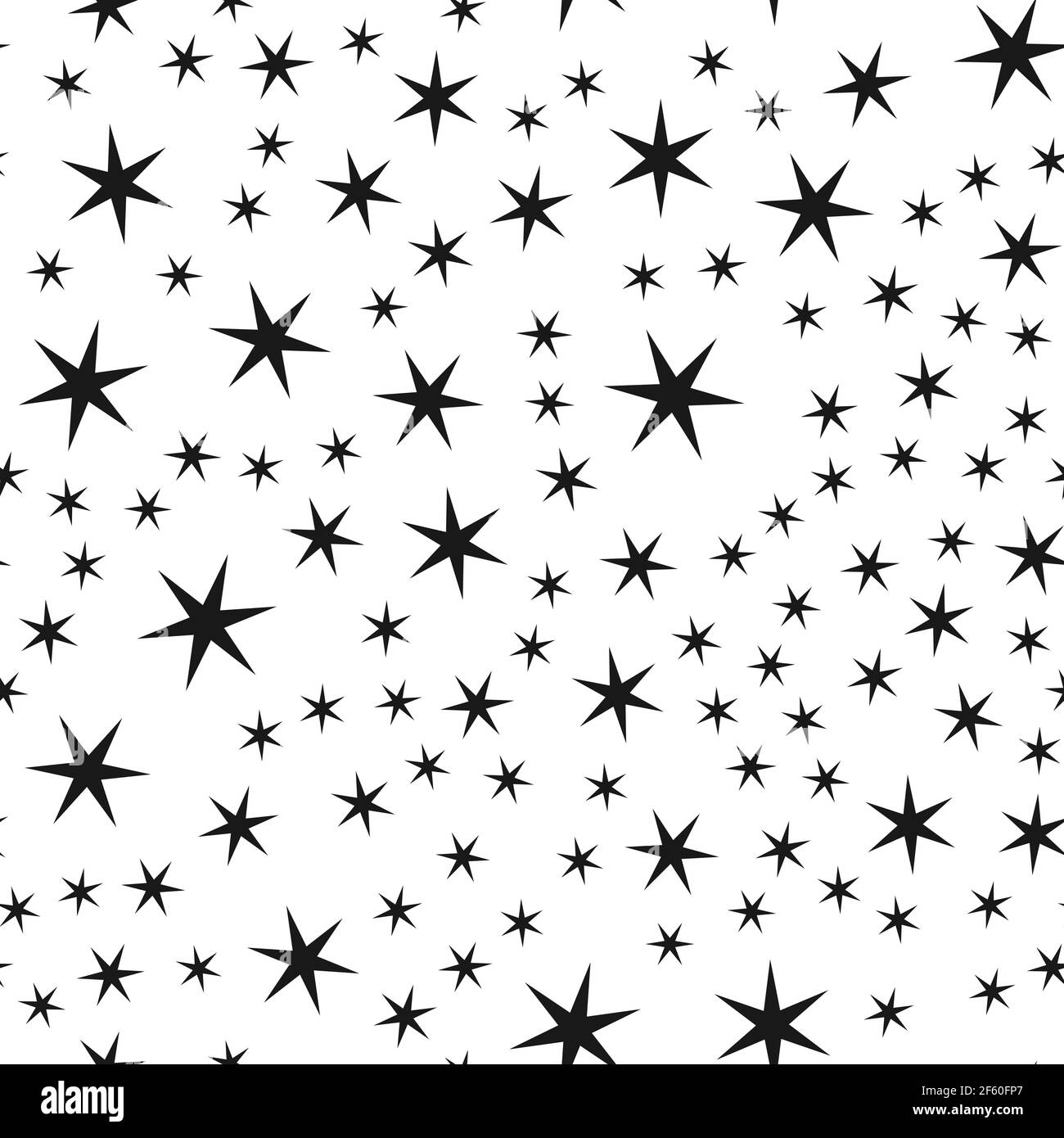 Random star shape pattern, background. Seamlessly repeatable. — Stock ...