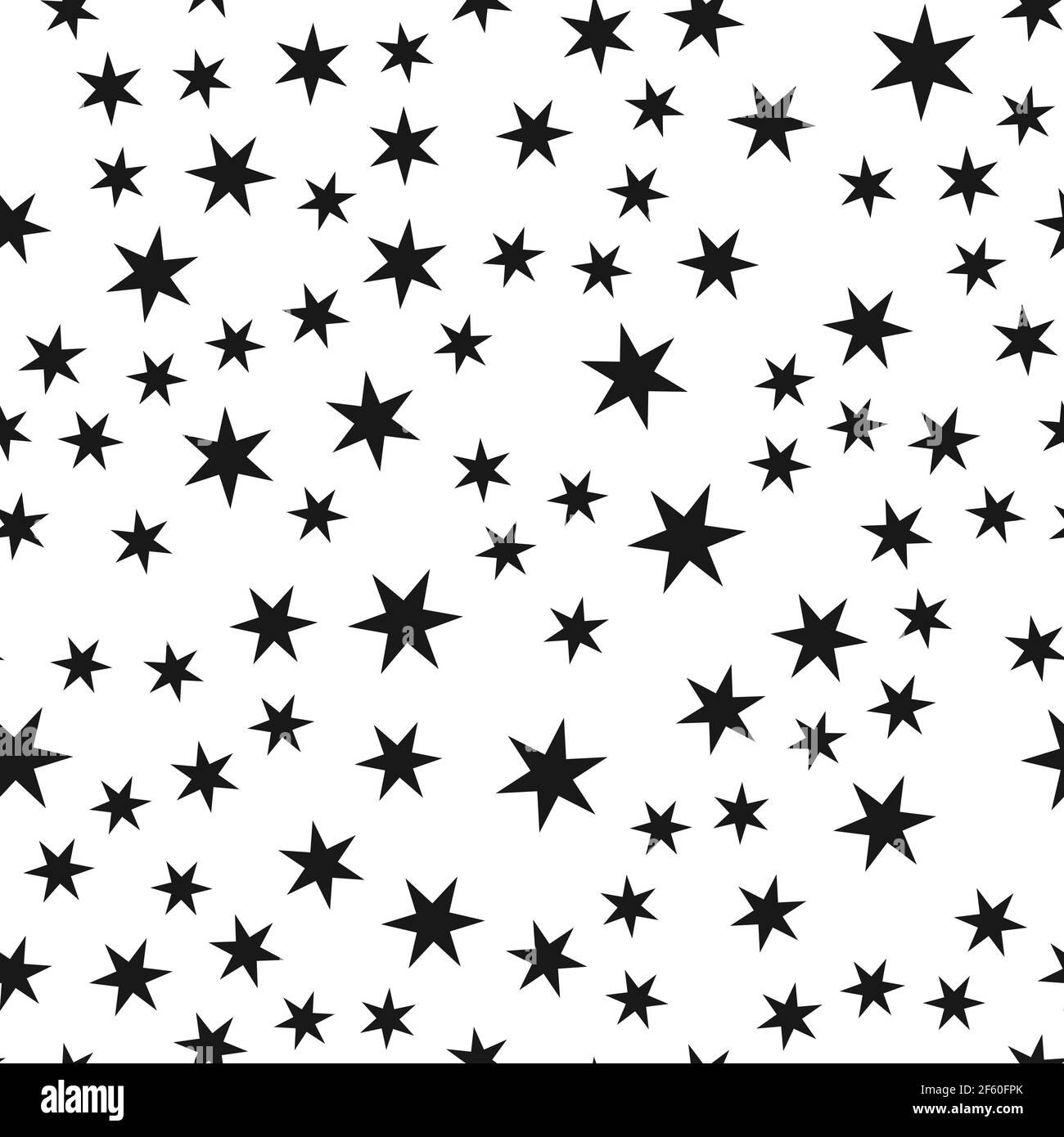Random star shape pattern, background. Seamlessly repeatable. — Stock ...