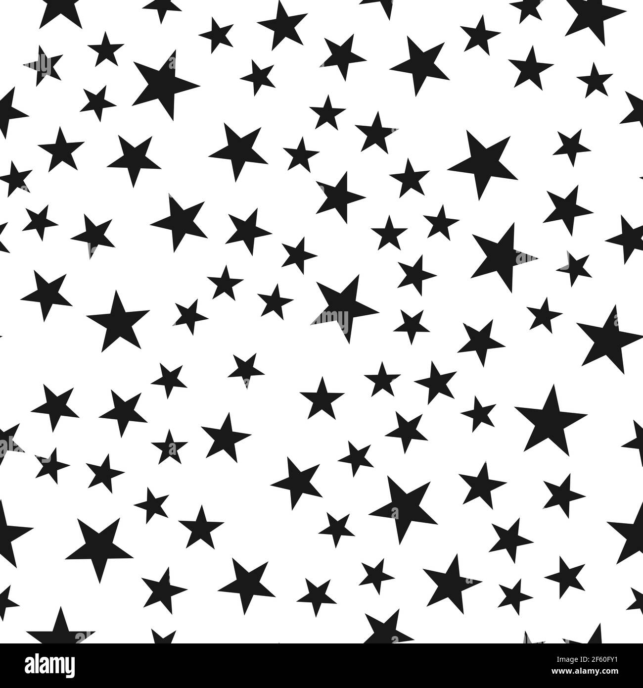 Random star shape pattern, background. Seamlessly repeatable. — Stock ...