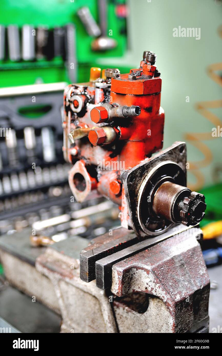 Diesel fuel injection pump hi-res stock photography and images - Alamy