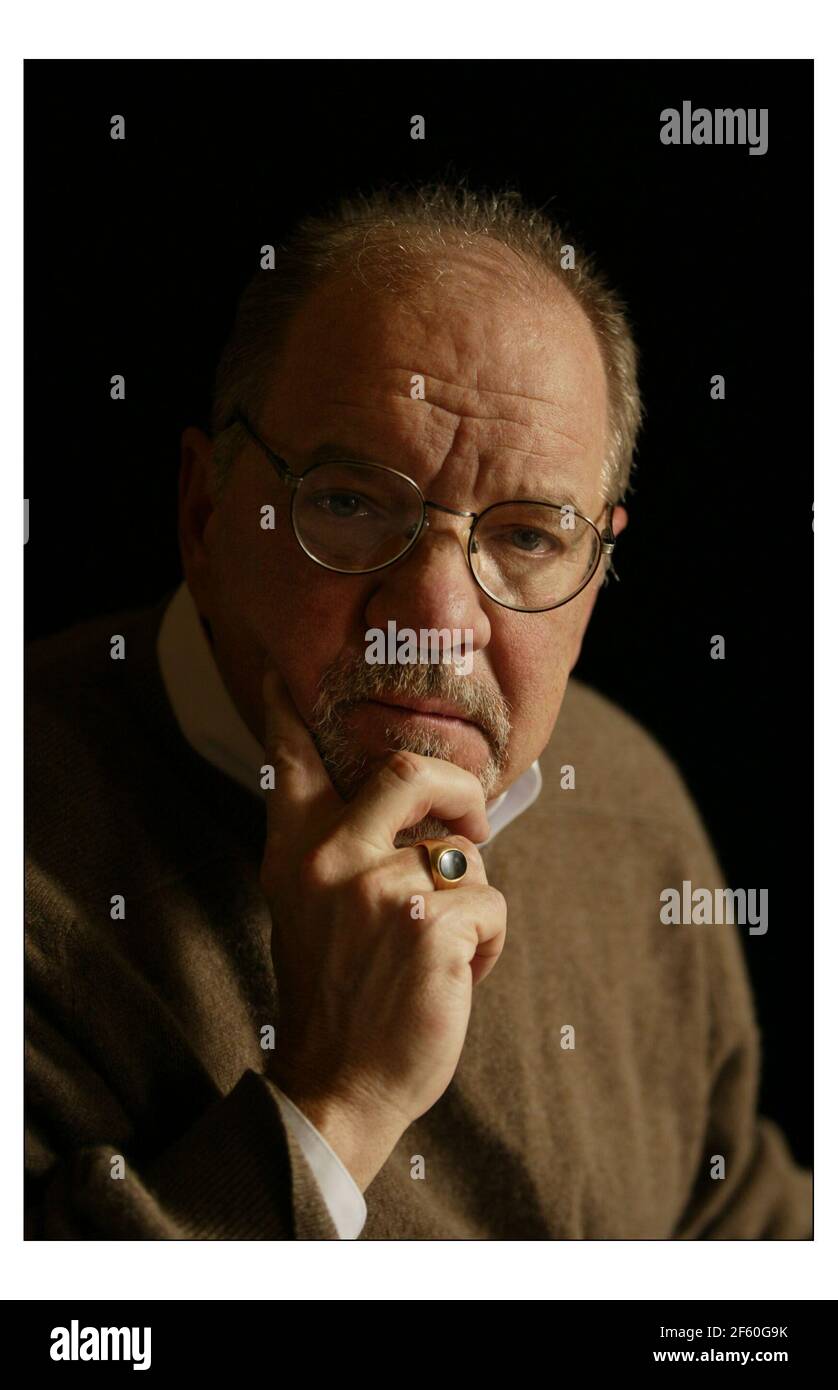 Paul Schrader, writer in LondonPic David Sandison 24/3/2004 Stock Photo ...