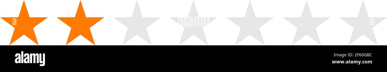 Star rating element series. Customer satisfaction, quality level ...