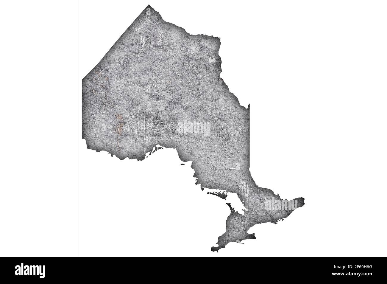 Ontario vintage map Cut Out Stock Images & Pictures - Alamy