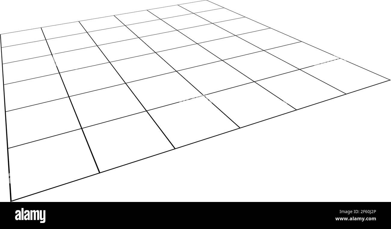 3d angled squared, checkered planes in perspective — Stock vector ...