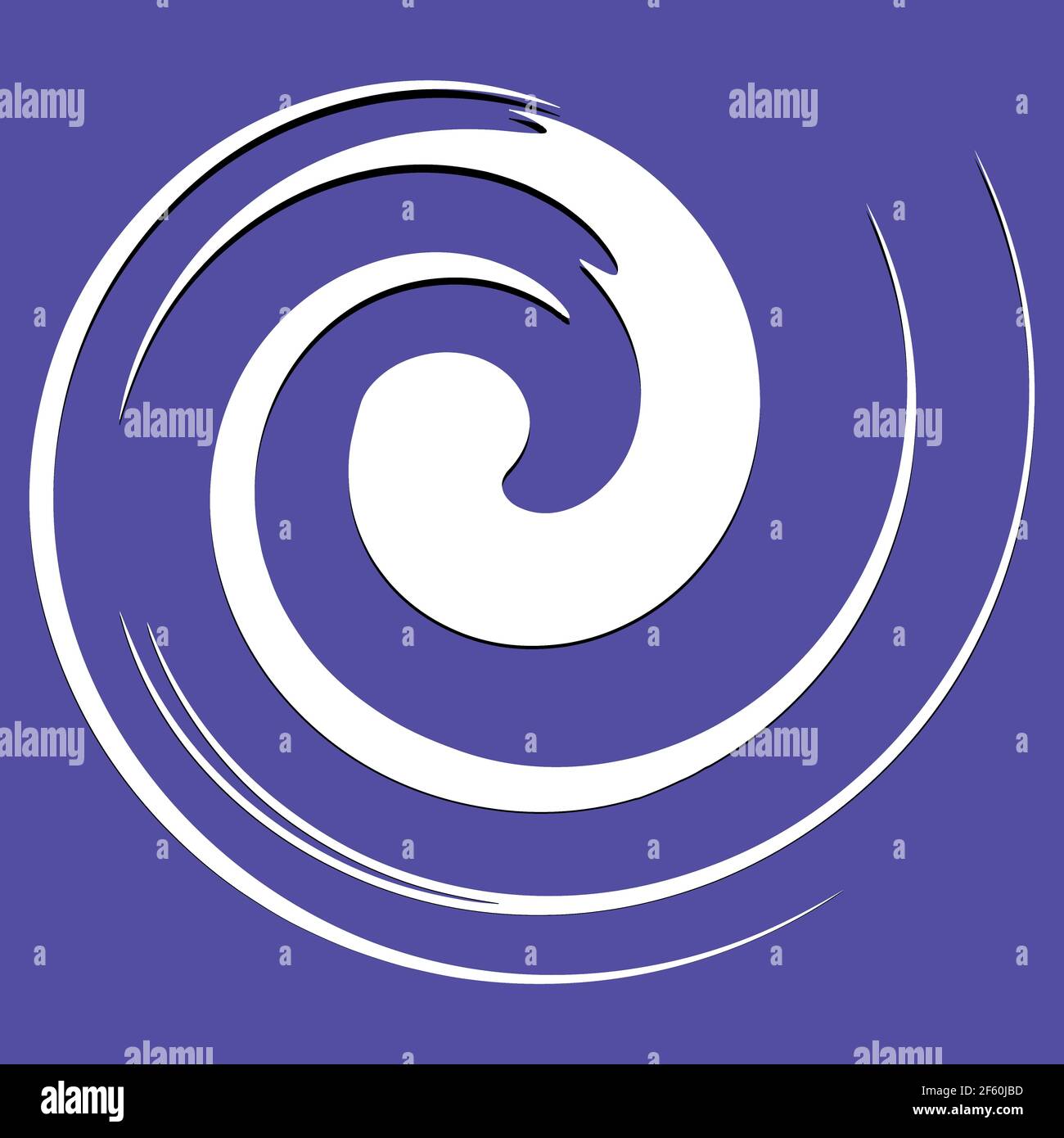 Spiral, volute, helix abstract vector illustration design element ...