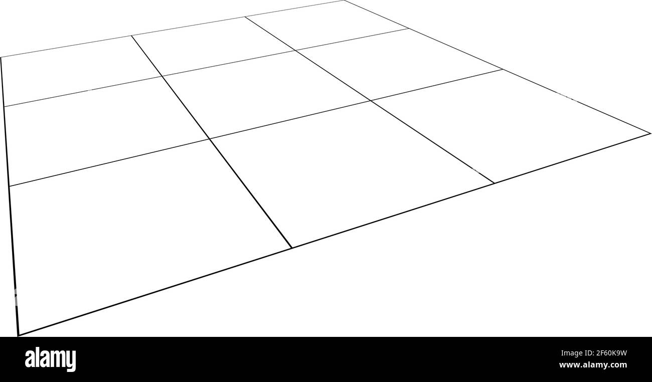 3d angled squared, checkered planes in perspective — Stock vector ...